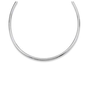 Jewelry | Sterling Silver Omega Link Chain Necklace 3mm | Poshmark